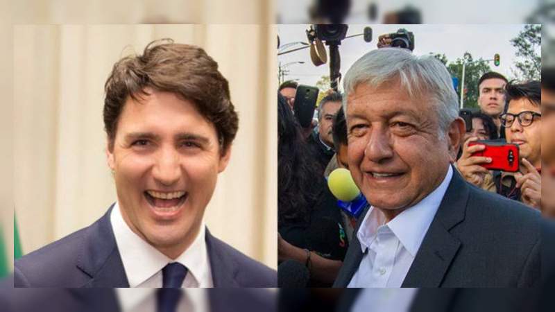 AMLO sostuvo una conversación telefónica con Justin Trudeau
