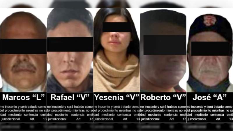 Vinculan a proceso a 5 personas por delincuencia organizada