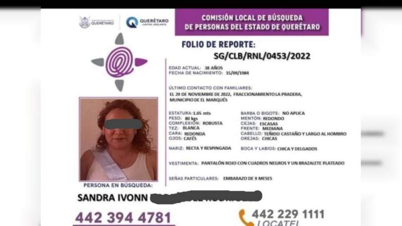 Fingió su embarazo y su no localización, en Querétaro
