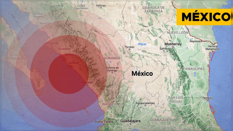 Temblor de 4.6 en Colima