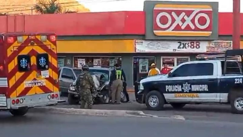Dos muertos y cinco heridos deja enfrentamiento y choque en Guaymas, Sonora