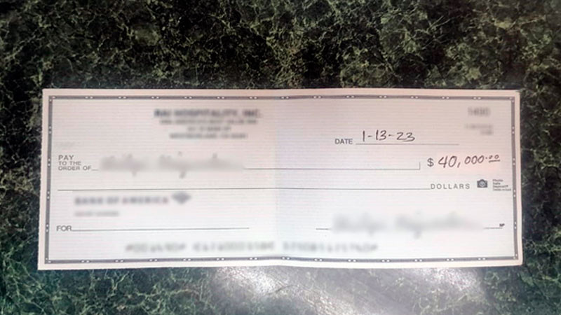 Detienen a extranjera en posesión de cheque por 40 mil dólares en Baja ...