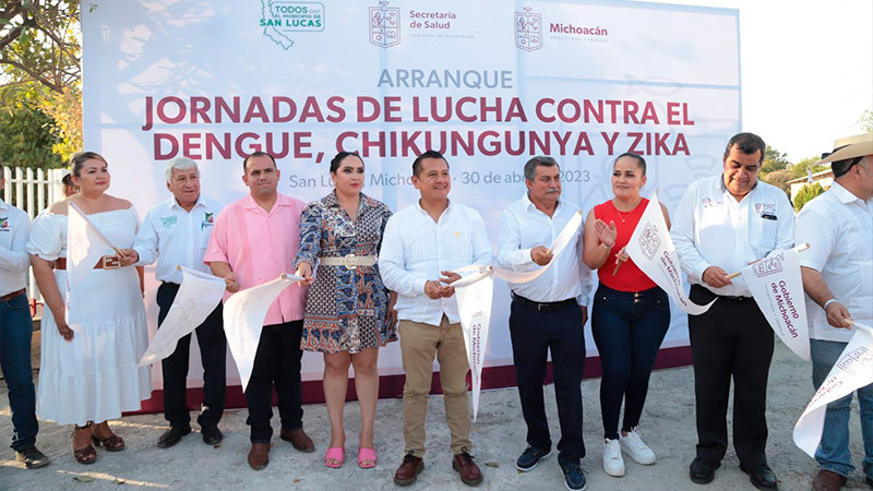 Arrancan SSM y Segob jornada de lucha contra el dengue en Morelia