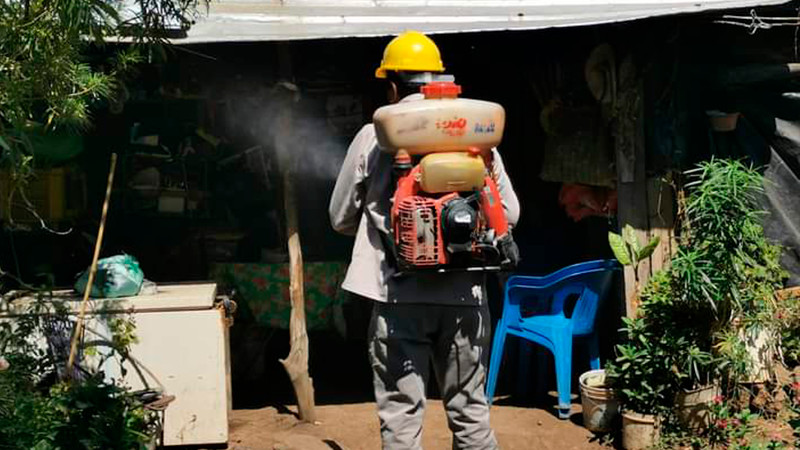 Michoacán reporta baja incidencia en casos de dengue: Salud Michoacán