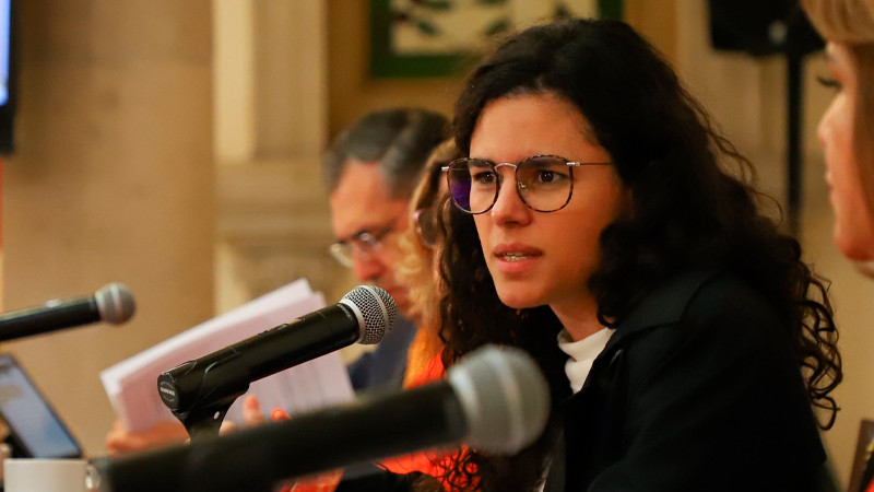 Entrega Luisa María Alcalde V Informe de Gobierno de AMLO