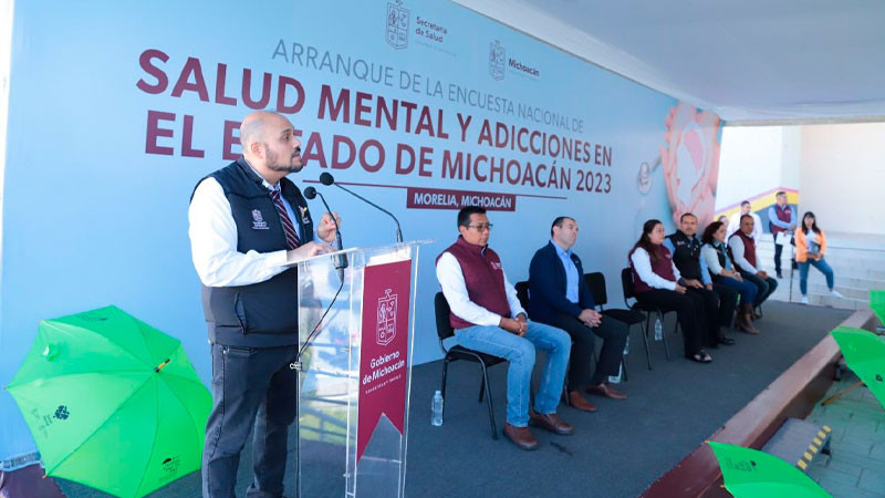 Arranca en Michoacán Encuesta Nacional de Adicciones 2023