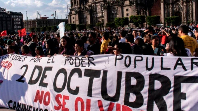 Marcha 2 De Octubre En Cdmx Ruta Horario Y Calles Cerradas