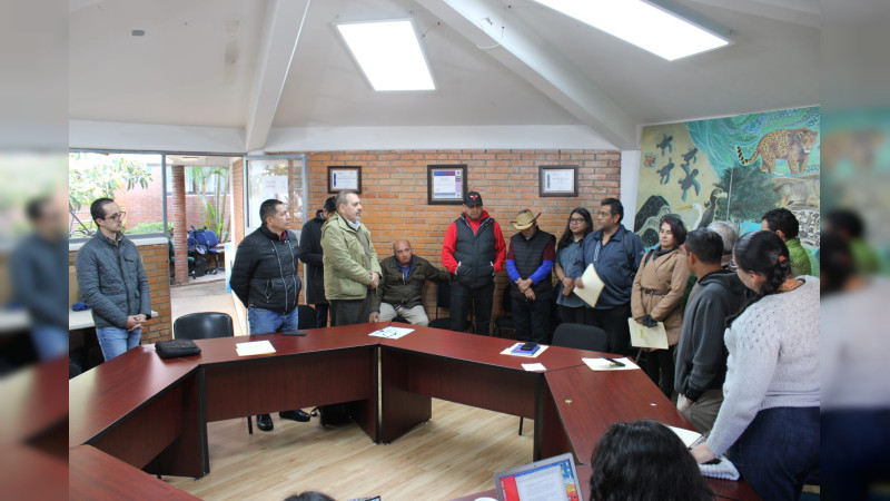 Fortalecen áreas naturales en Quiroga y Acuitzio para trabajos de conservación