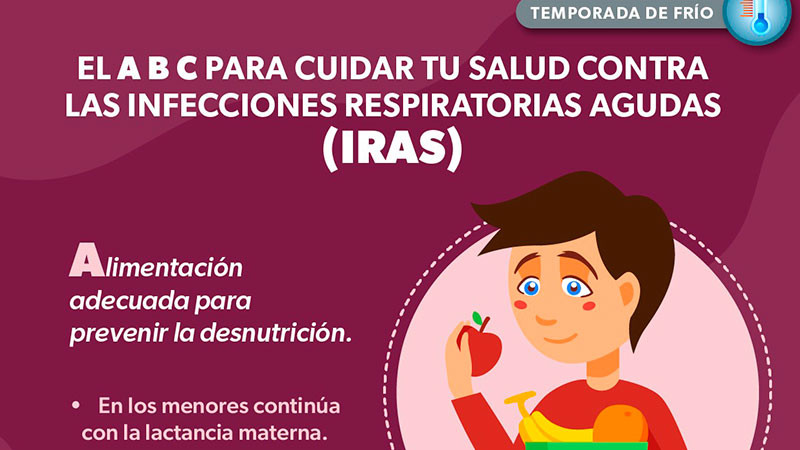 Prevén enfermedades respiratorias con estas recomendaciones de la Secretaría de Salud de Michoacán