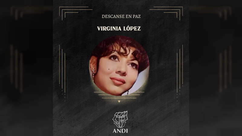 Muere a los 95 años la cantante de boleros Virginia López Muere a los 95 años la cantante de boleros Virginia López