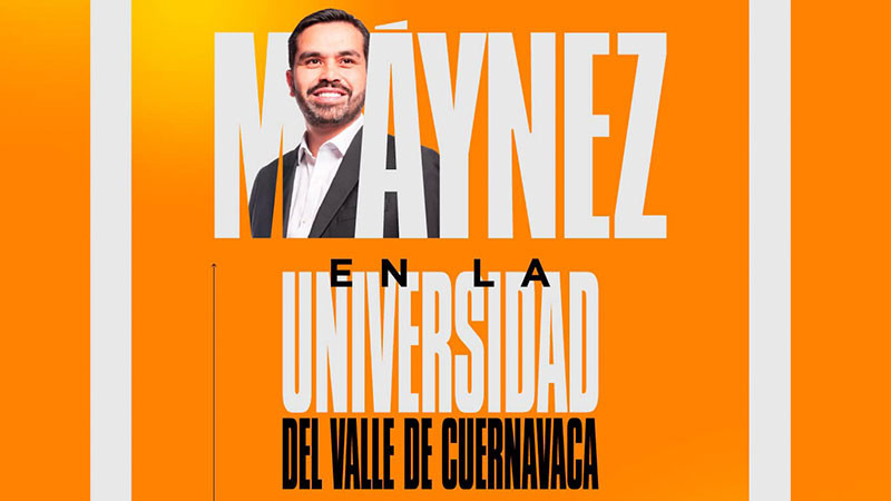 Jorge Álvarez Máynez visita la Universidad del Valle de Cuernavaca