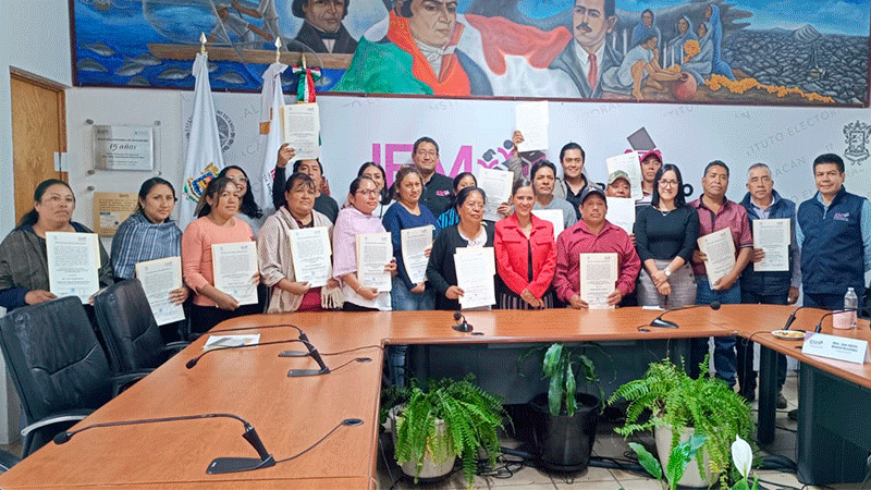 Reciben constancia del IEM integrantes del Concejo de Administración de ...