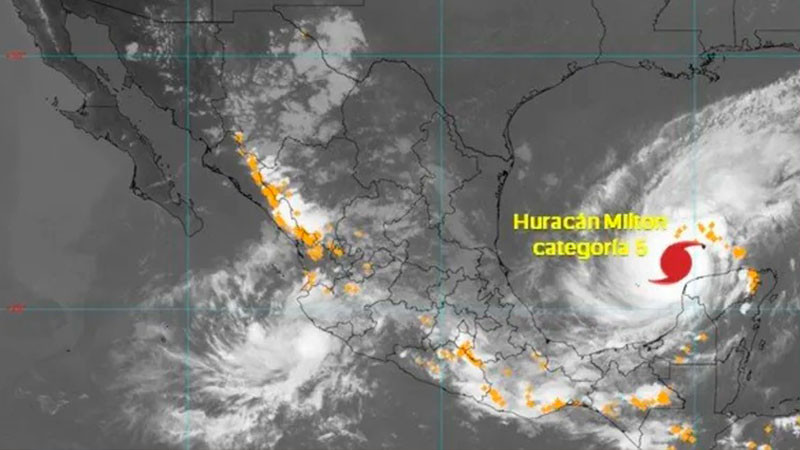 Huracán Milton cambia su trayectoria; impactará en Progreso y Río ...
