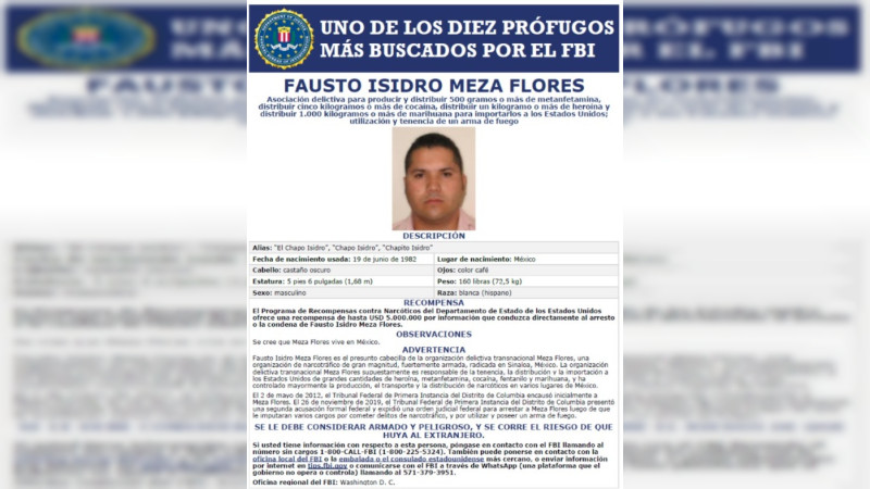 El Chapo Isidro, líder del Cártel de Guasave, Sinaloa, entra a la lista ...