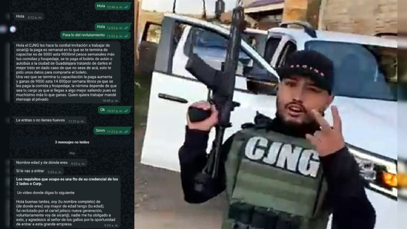 Copia de la CURP y grabar un video agradeciendo al Mencho, los ...