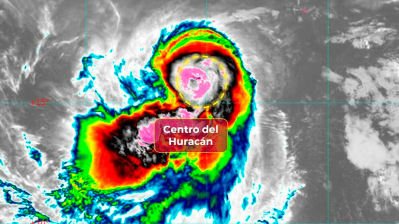 'Narda' se debilita a huracán categoría 1 pero mantendrá lluvias en 3 estados