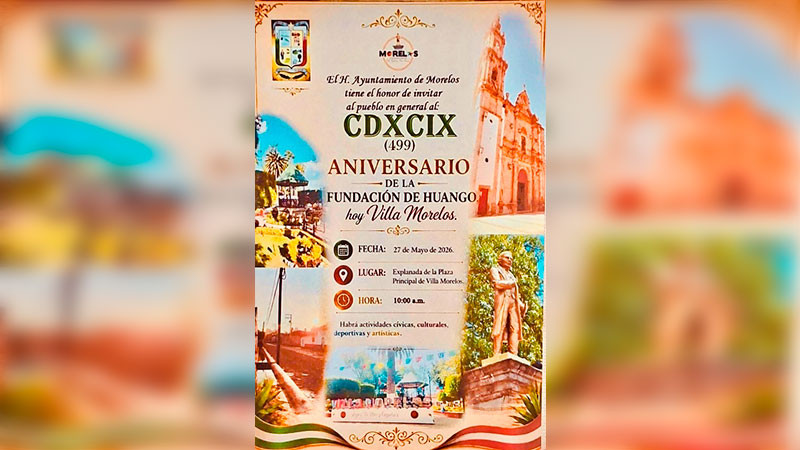Villa Morelos se alista para celebrar 499 años de historia, tradición y ...