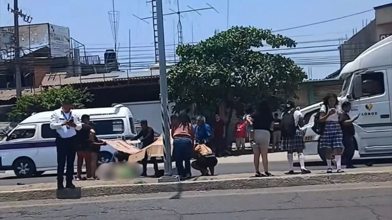 Fallece estudiante tras ser impactada por motociclista en Lázaro Cárdenas