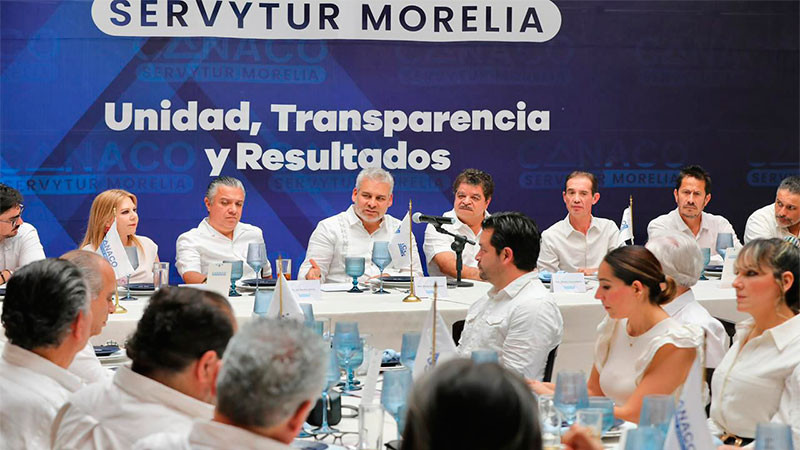 Al tomar protesta al Consejo de Canaco-Servitur Morelia, destaca ...
