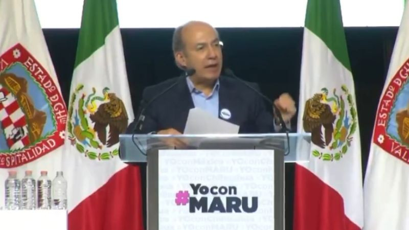 Felipe Calderón advierte riesgo de autoritarismo y expresa respaldo a ...
