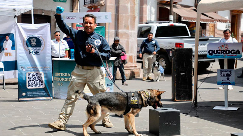 En Quiroga, Michoacán la FGE lleva a cabo Jornada de Seguridad y Justicia