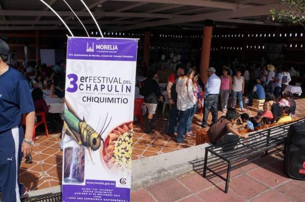 Tercer Festival del Chapulín en tenencia de Chiquimitío supera expectativas