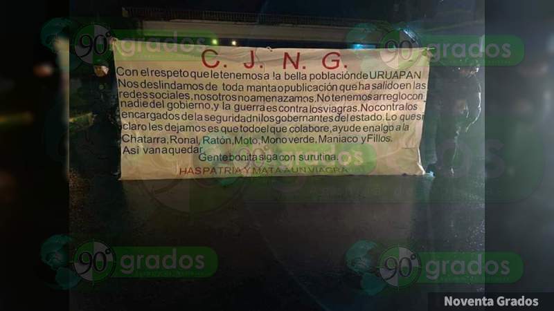 Se deslinda grupo criminal de narcomensajes del pasado jueves en ...