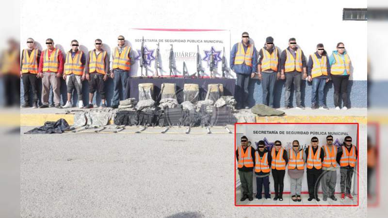 Capturan a 20 miembros de “Los Mexicles” con arsenal y droga, en Ciudad ...